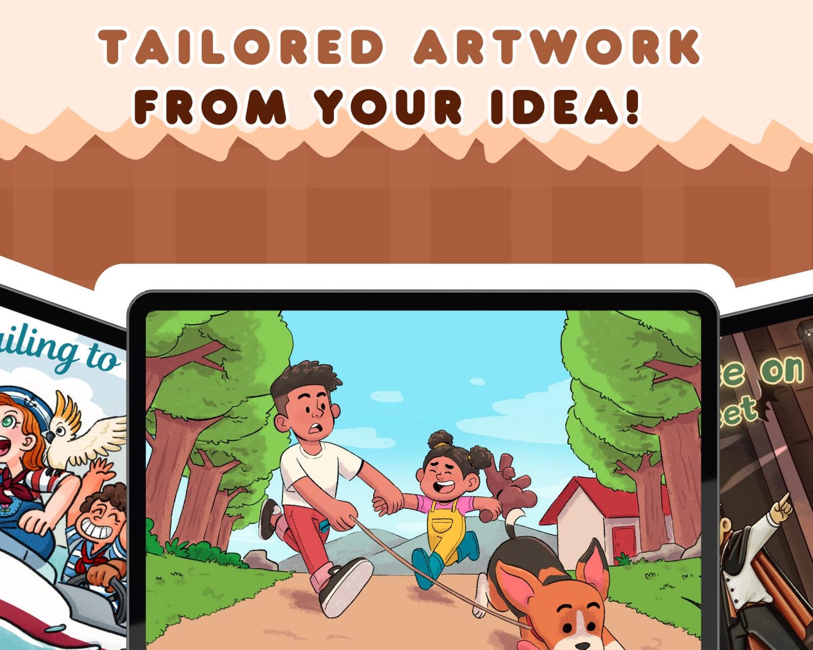 Customized Children's Book Illustration, Personalized Story Book ...