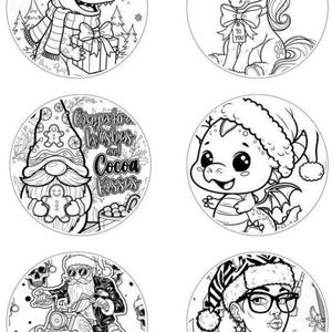 100+ Christmas Coloring Pages for Everyone Includes Color Your Own Gift ...