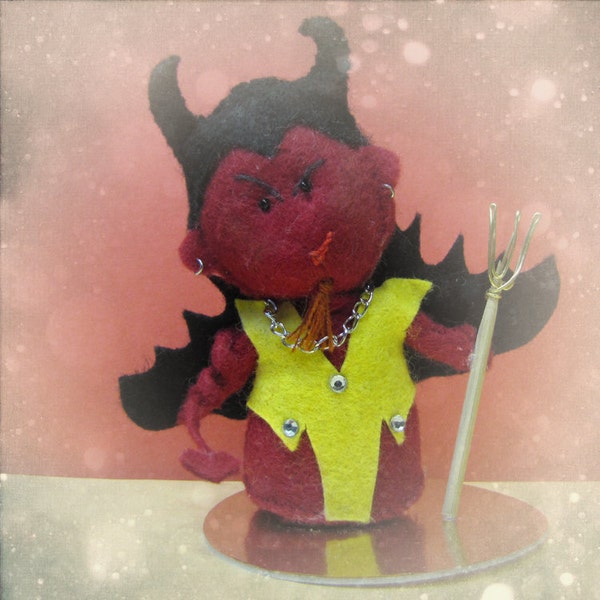 Scary Devil Cake Topper - Etsy