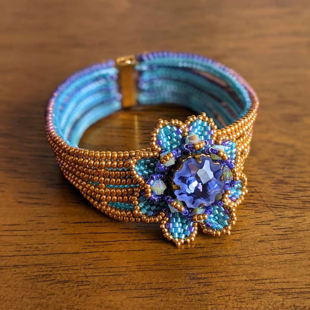 Prism Flower Bracelet Kit - DIY Beaded Jewelry Project - Etsy