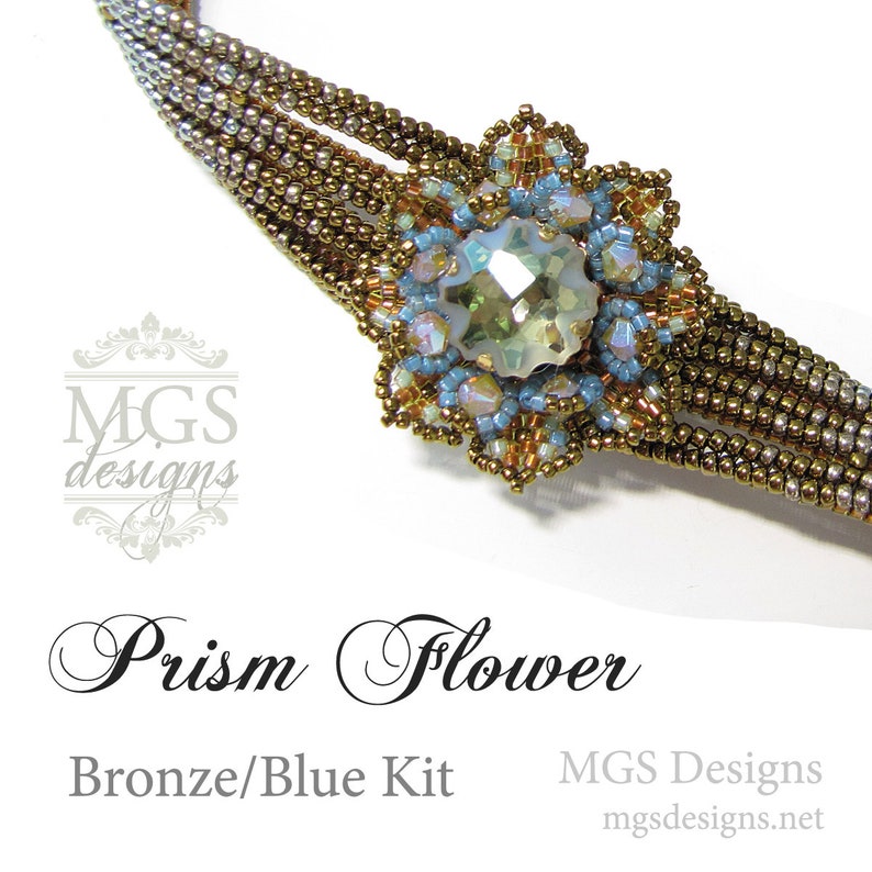 Prism Flower Bracelet Kit - DIY Beaded Jewelry Project - Etsy