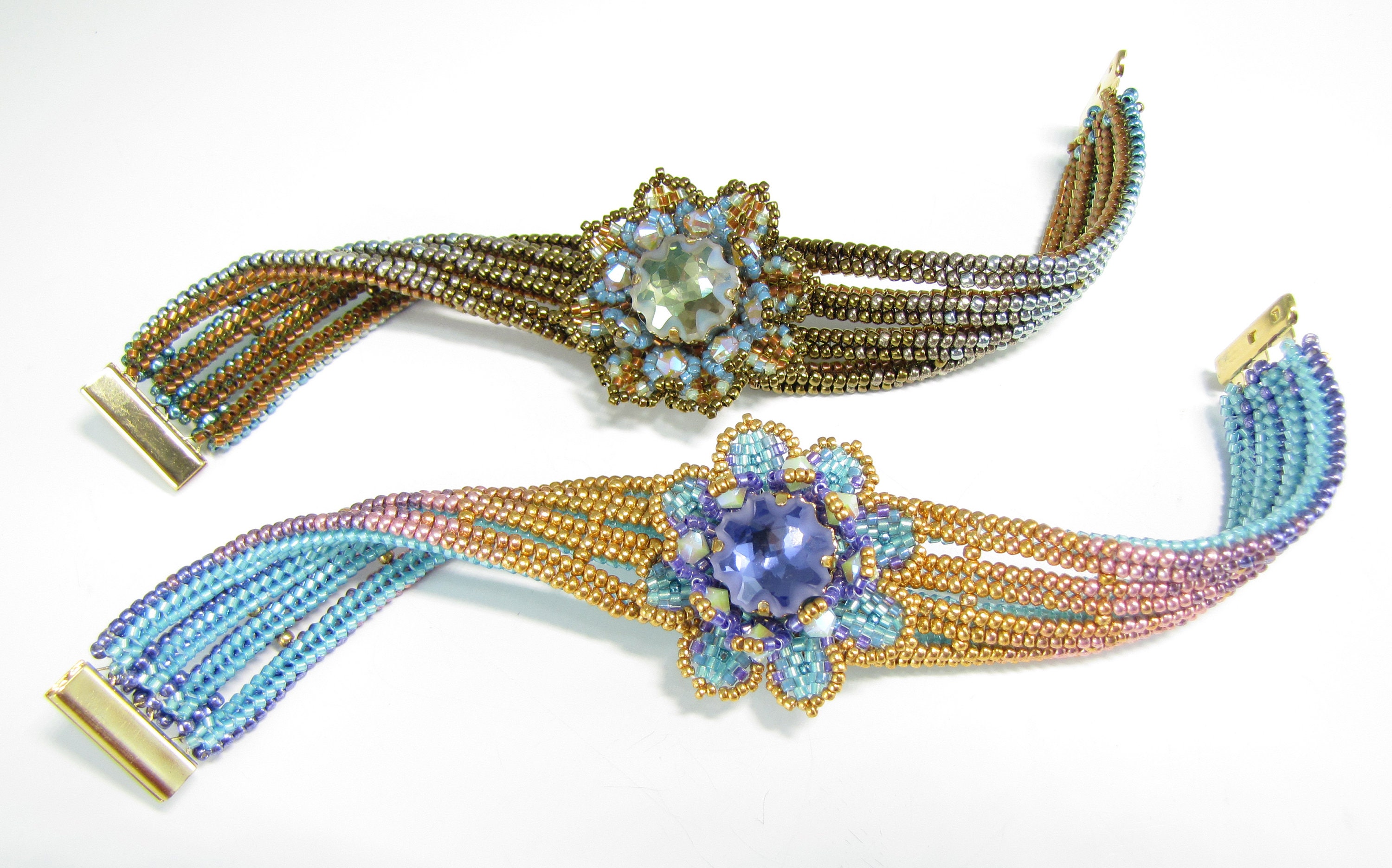 Prism Flower Bracelet Kit - DIY Beaded Jewelry Project - Etsy