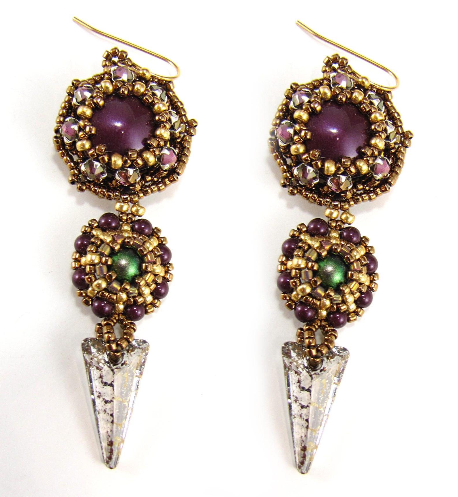 Straight to the Point Earrings Downloadable PDF Pattern/ - Etsy