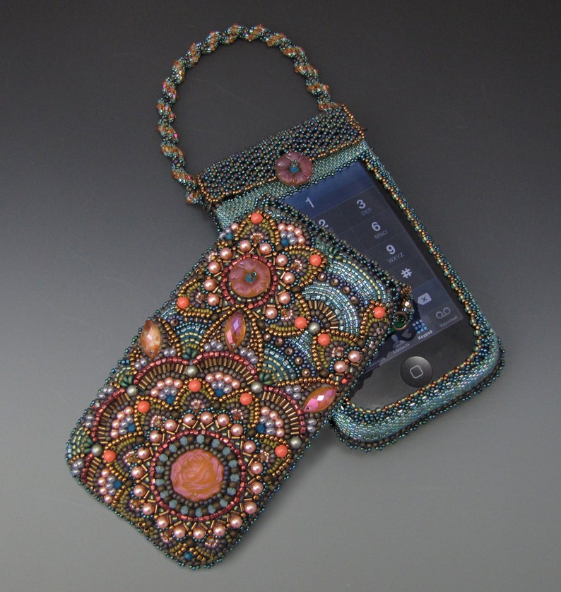 Beaded Smart Phone Case - Beading Pattern/tutorial Downloadable PDF - Etsy