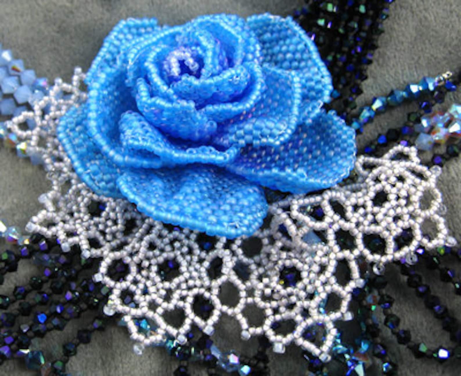 Old-world Roses - Beading Pattern for Download PDF Tutorial - Etsy