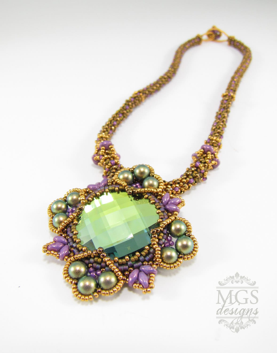 Padma Necklace - Downloadable PDF Pattern/Tutorial — MGS Designs