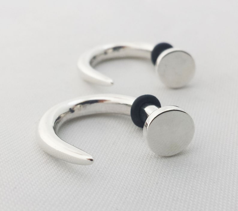 Nails -- 6 Gauge Earrings - Etsy