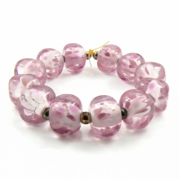 Rose Lampwork Beads - Etsy