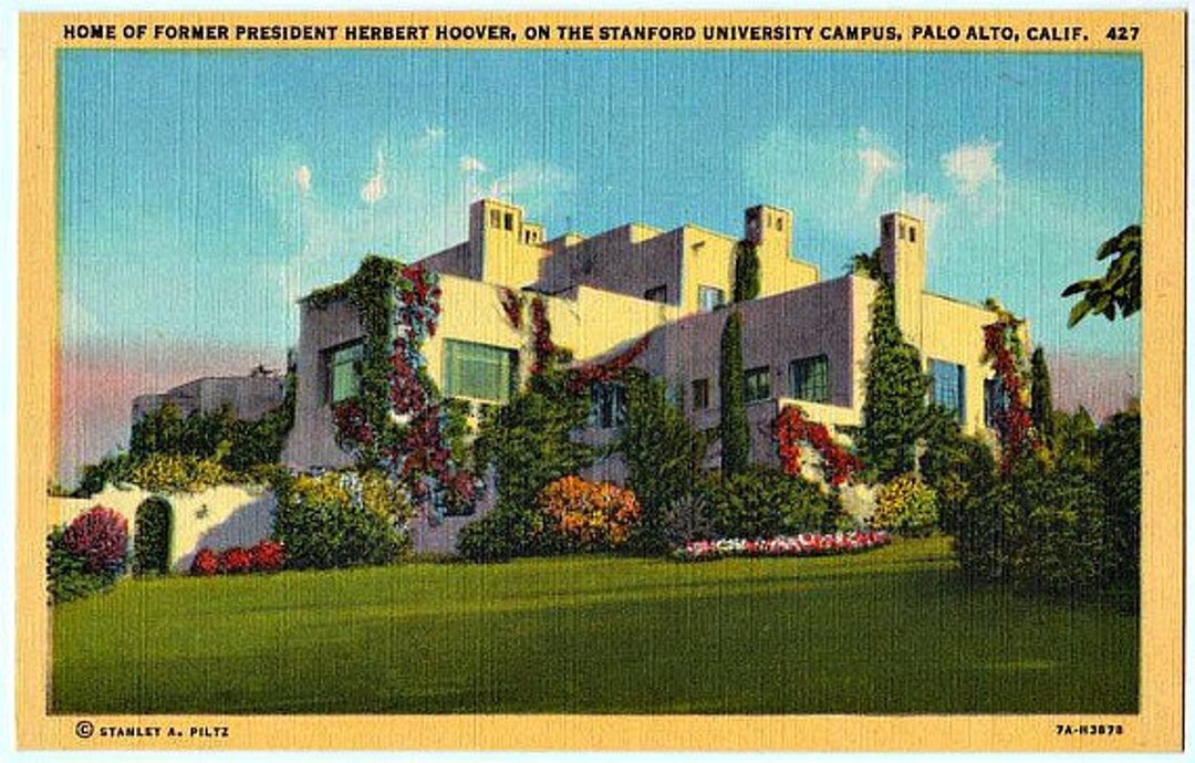 Vintage Postcard Stanford University Palo Alto California - Etsy