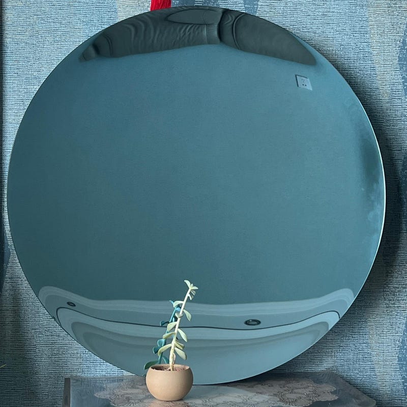 Blue Tinted Mirror - Etsy