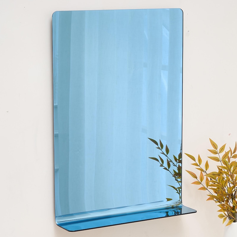 Blue Tinted Mirror - Etsy