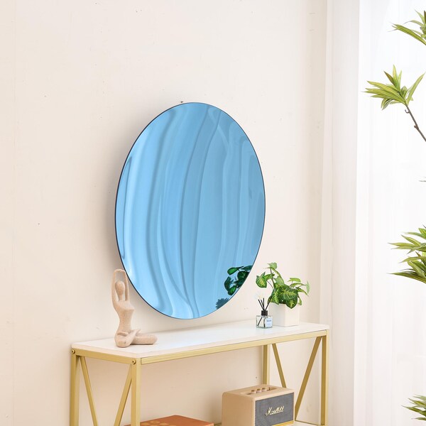 Blue Tinted Mirror - Etsy
