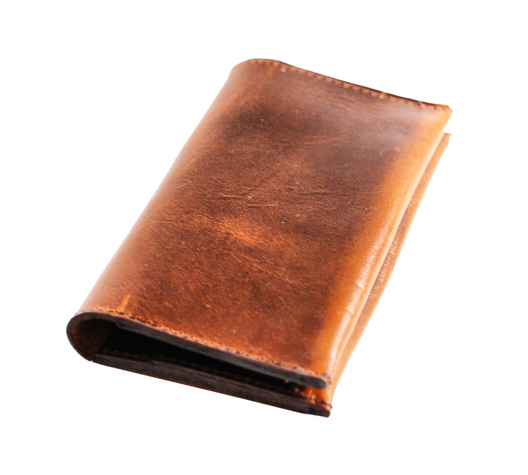 Leather Phone Case Wallet, Leather Anniversary Gift for Husband ...
