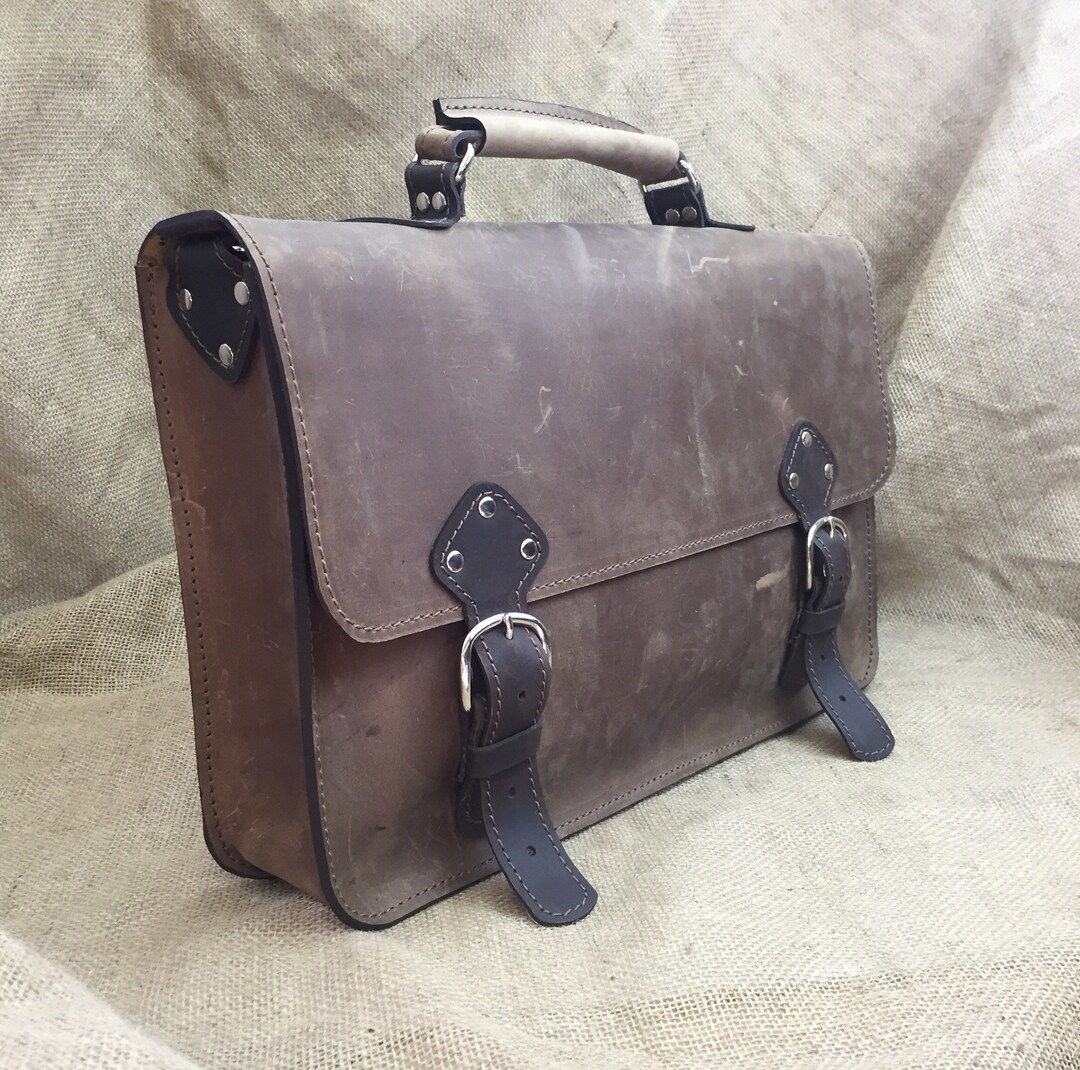 Men's Leather Briefcase, Messenger Bag, Leather Laptop Bag, Leather ...