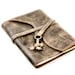 Distressed Brown Leather Book Cover - Leather Notebook - Etsy