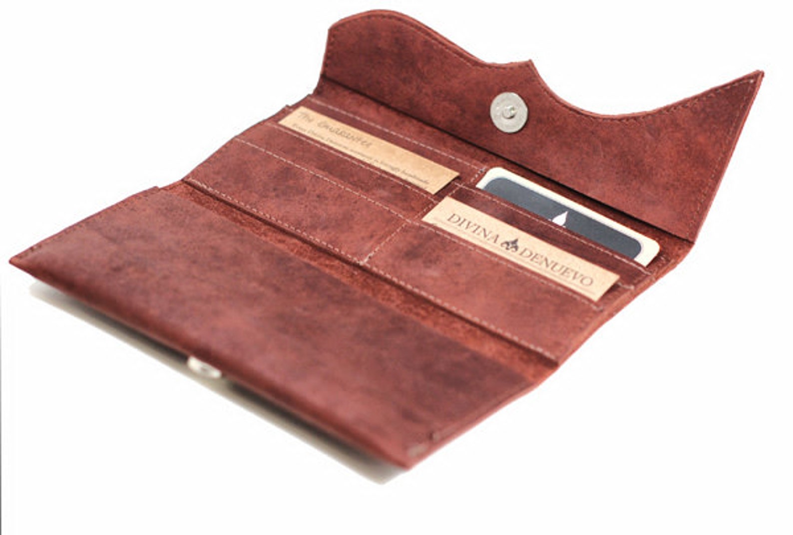 Large Ladies Checkbook Wallet Womens Wallet With Extra Card | Etsy