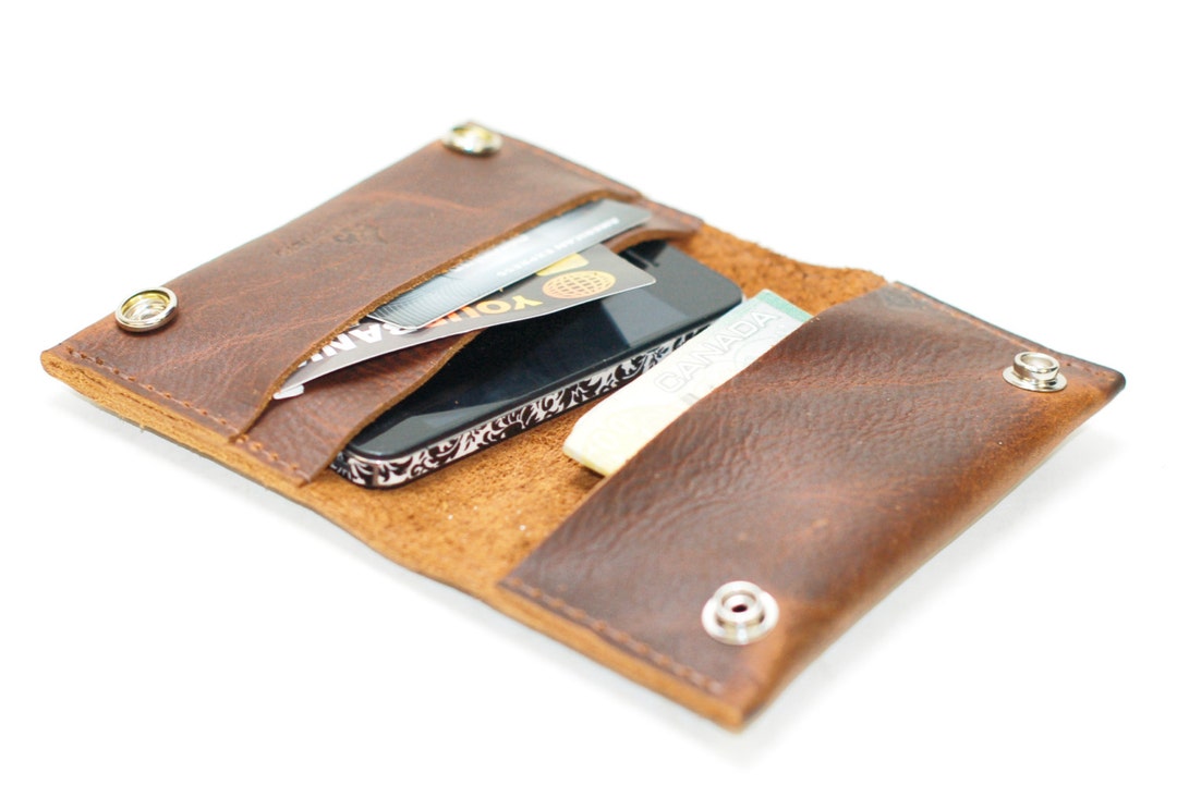 Aged Leather Iphone7 Case and Wallet Pouch - Distressed Men's Wallet ...