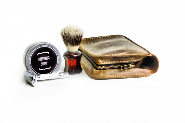 Shaving Kit Dopp Kit Toiletry Bag Mens Shaving Kit Mens Gift | Etsy