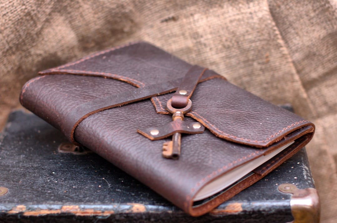 Distressed Leather Journal, Leather Notebook, Travel Journal ...