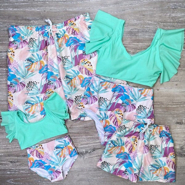 Matching Family Swimsuits - Etsy