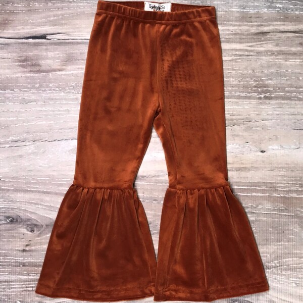 Velvet Bell Bottoms - Etsy