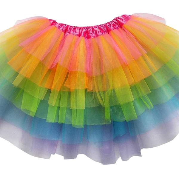 Rainbow Tutu Dress - Etsy