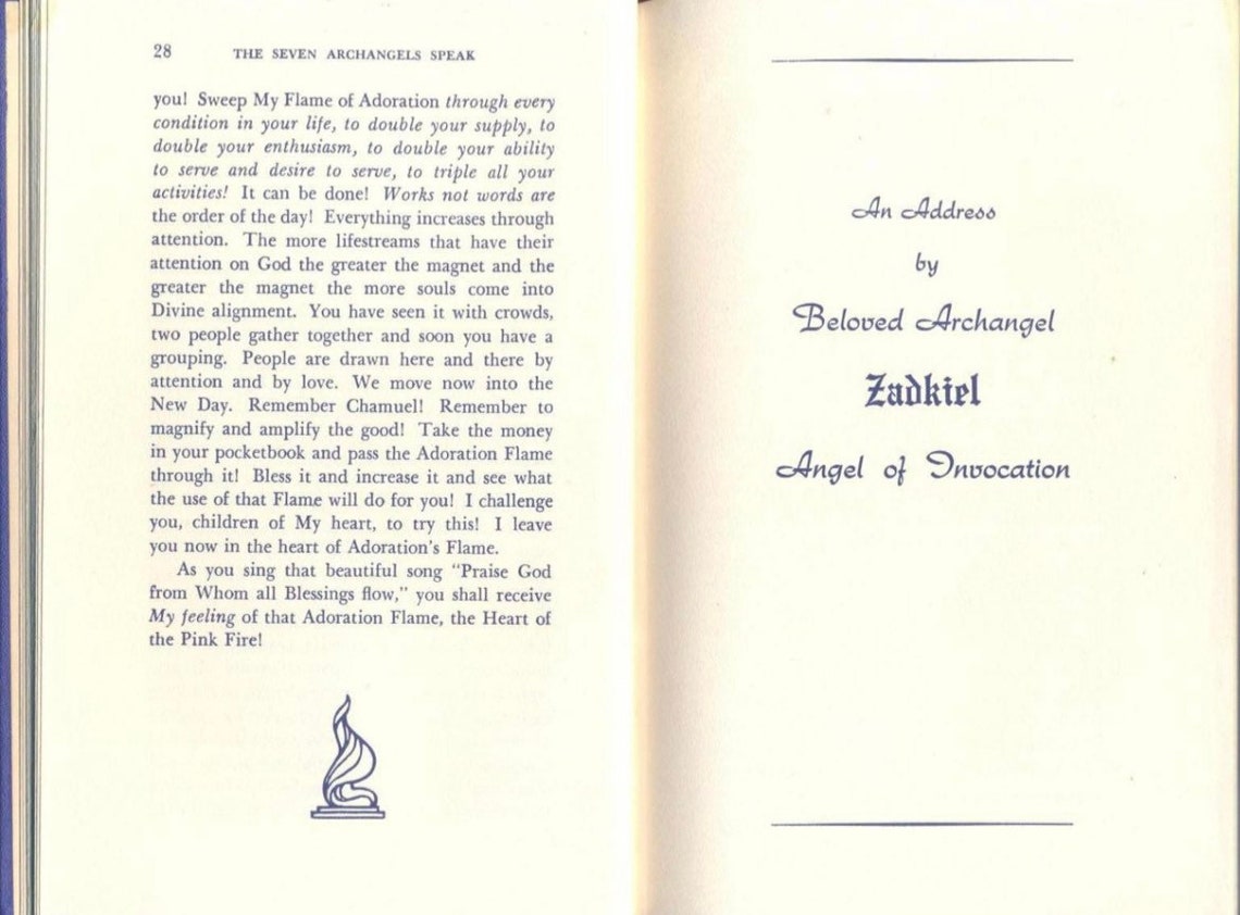 The Seven Beloved Archangels Speak by Thomas Printz | Etsy