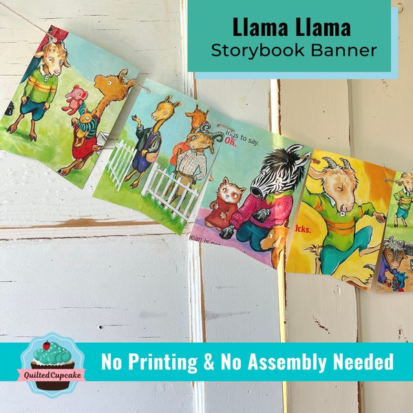 Llama Banner - Etsy