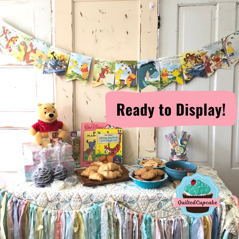 Tigger Party Decoration/tigger Story Book Page Banner Garland/6 Ft ...