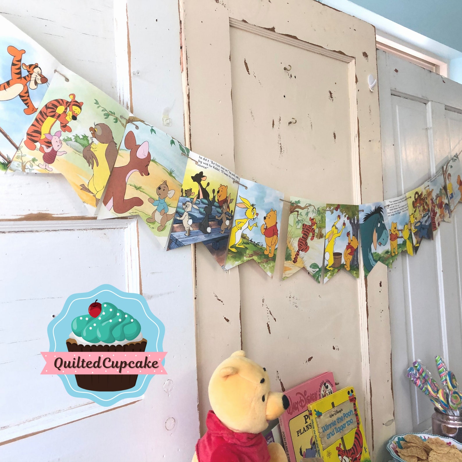 Tigger Party Decoration/tigger Story Book Page Banner Garland/6 Ft ...