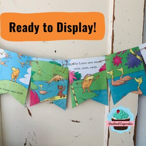 Lorax Book Page Banner / Lorax Dr. Seuss Story Book Page Garland /lorax ...