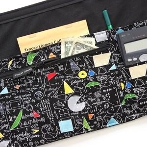 Math Teacher Apron With Pockets, Mathematics Half Apron With Zipper ...