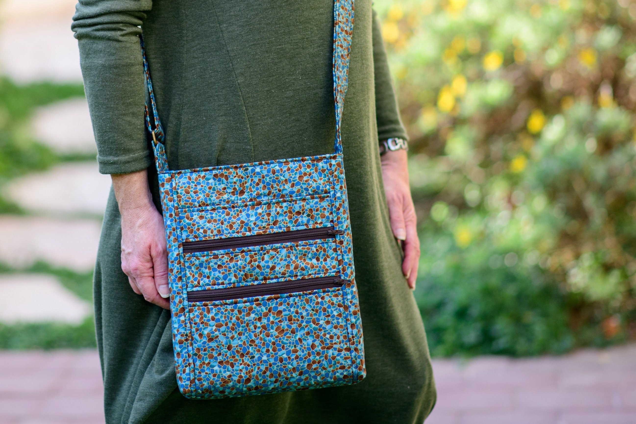 Fabric Cross Body Purses