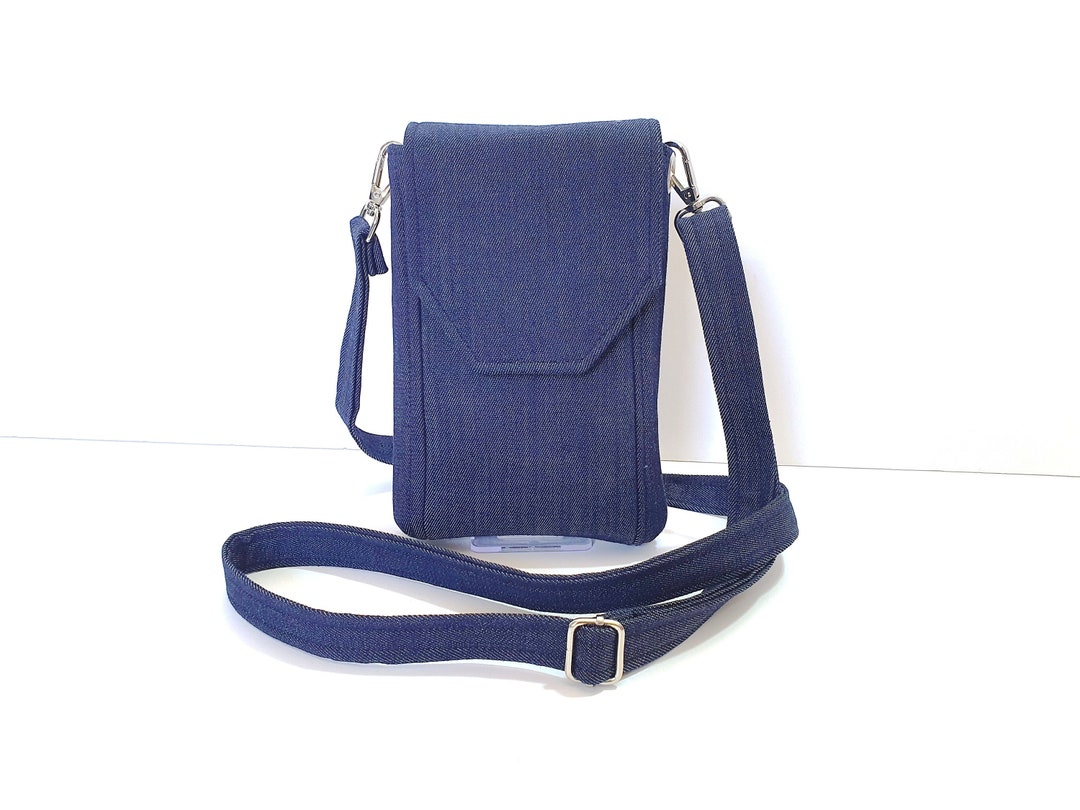 Denim Bag, Denim Shoulder Bag, Phone Wallet Purse, Small Crossbody Bag ...