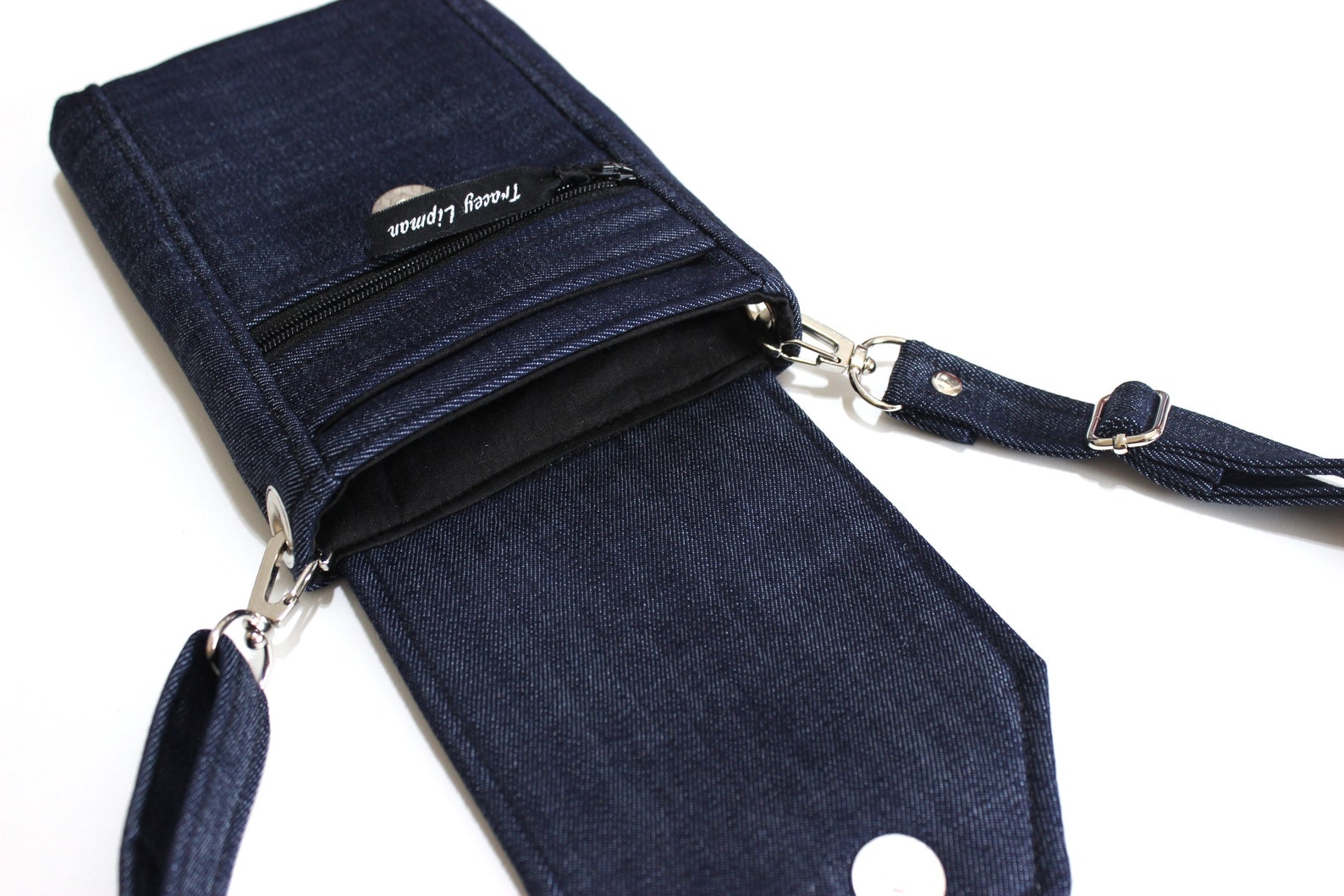 Denim Bag Denim Shoulder Bag Phone Wallet Purse Small | Etsy