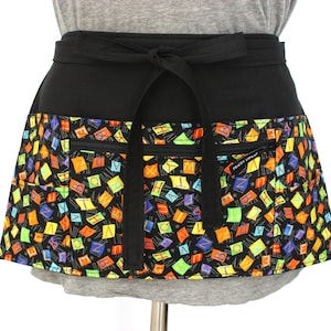 Alphabet Teacher Apron With Pockets, Preschool Teacher Organizer Apron ...