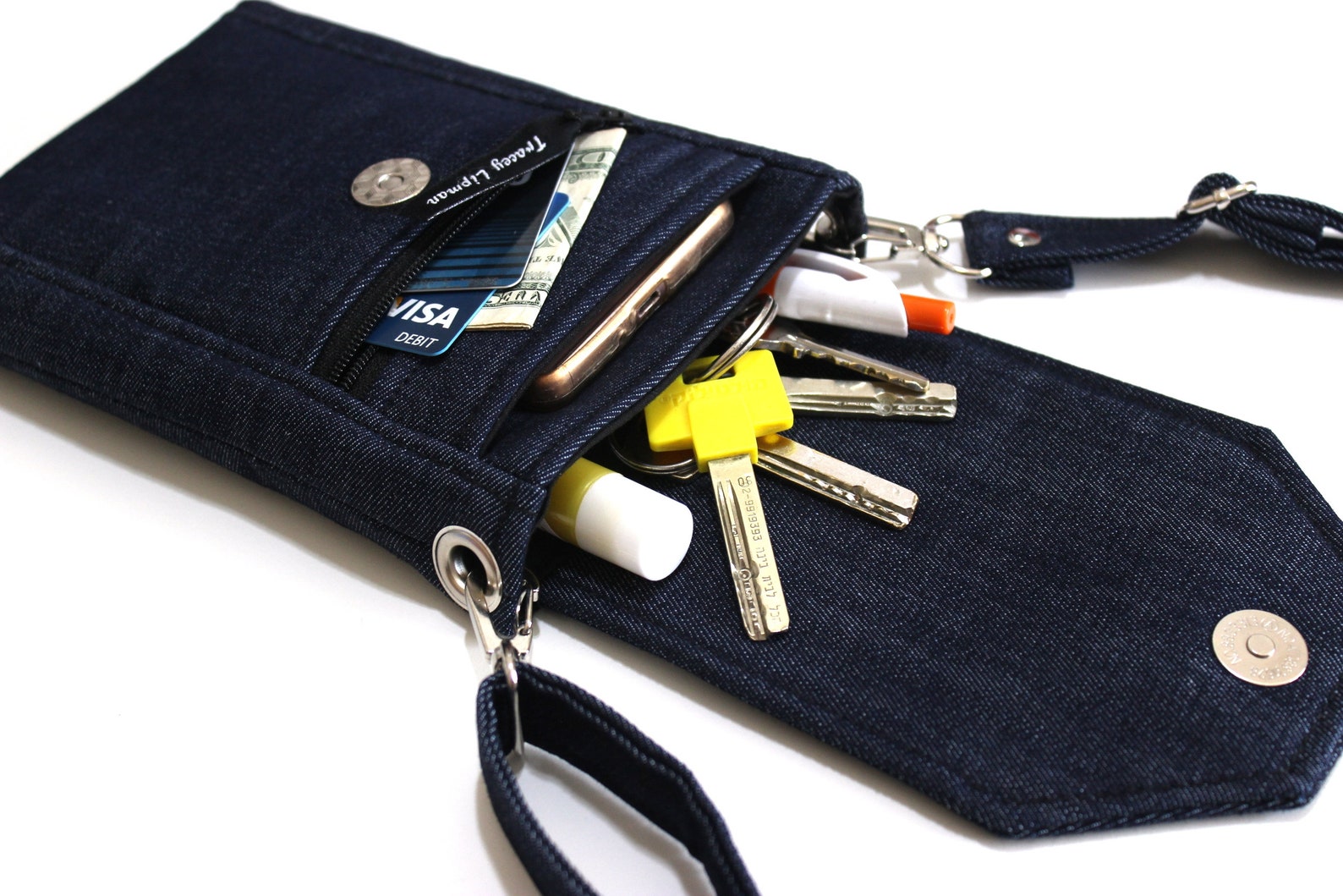 Denim Bag Denim Shoulder Bag Phone Wallet Purse Small | Etsy