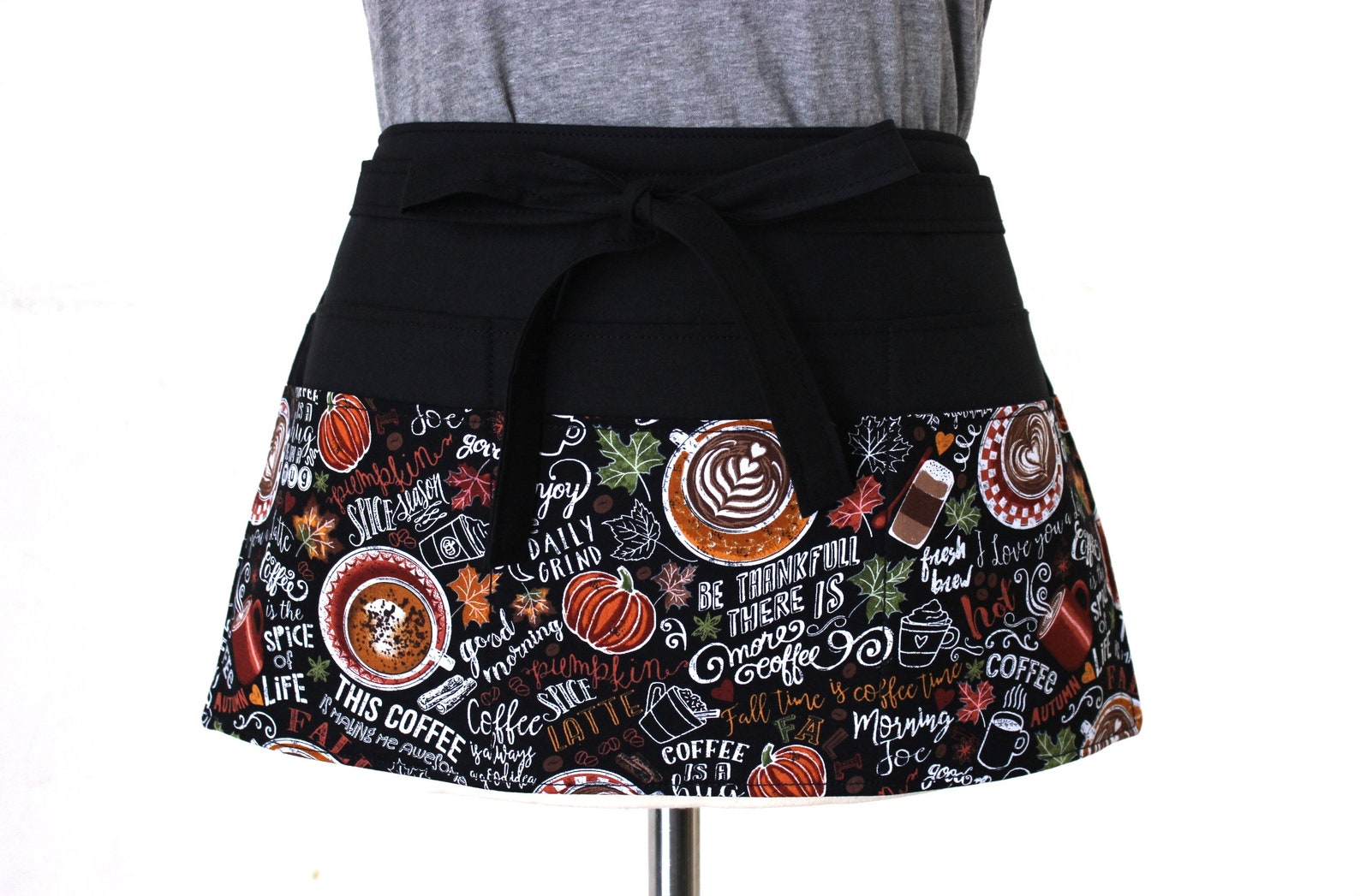 Waitress Apron Server Apron Vendor Apron Half Apron With 6 | Etsy