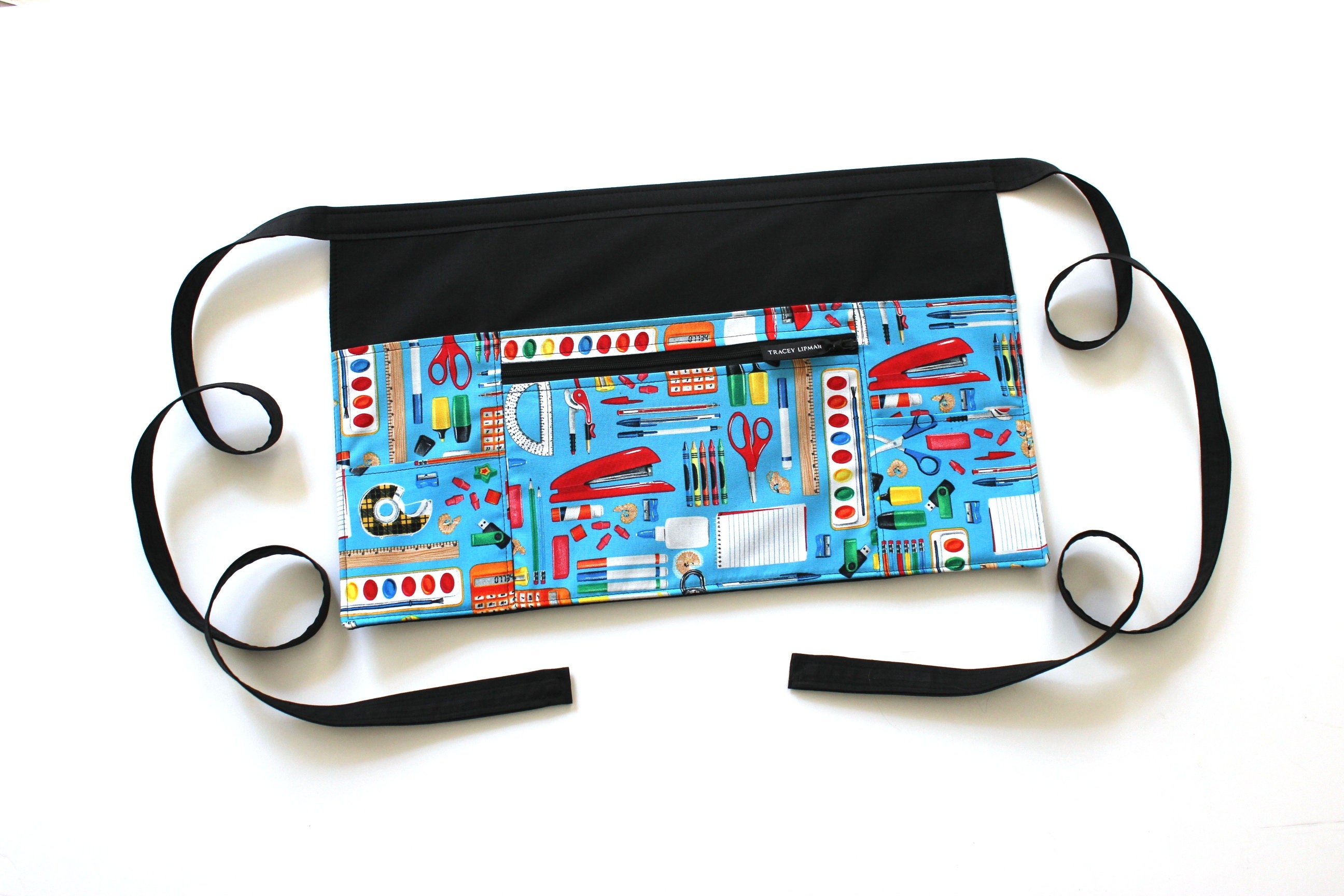 Teacher apron with pockets preschool classroom apron teacher | Etsy