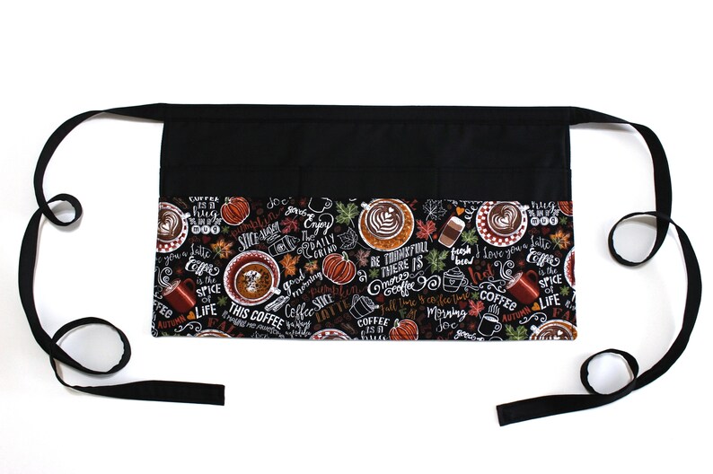 Waitress Apron Server Apron Vendor Apron Half Apron With 6 | Etsy