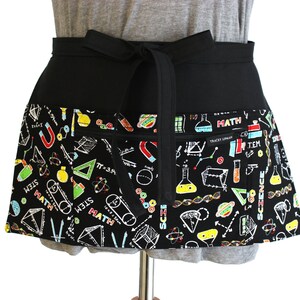 Teacher Apron With Pockets for STEM Science, Maths, Chemistry Teacher ...