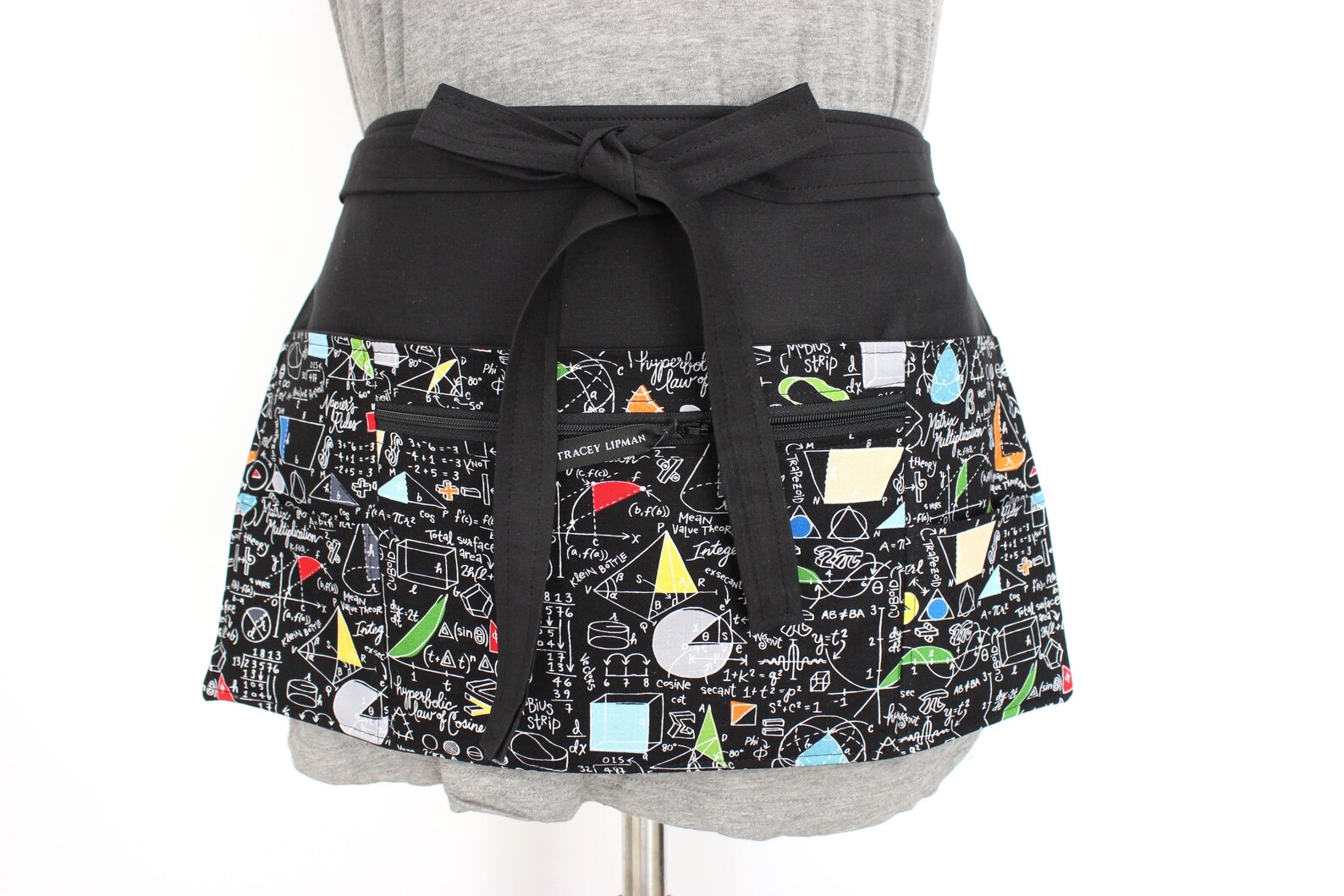 Math Teacher Apron With Pockets Mathematics Half Apron With - Etsy