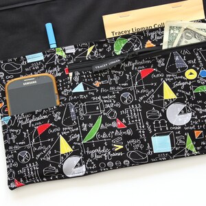 Math teacher apron with pockets Mathematics half apron with | Etsy