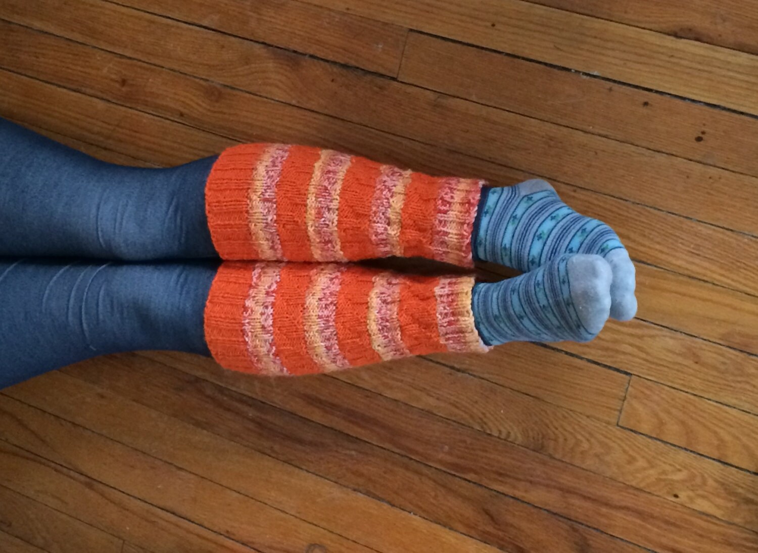 Knitting Pattern PDF - Dancing Flame Legwarmers - Etsy