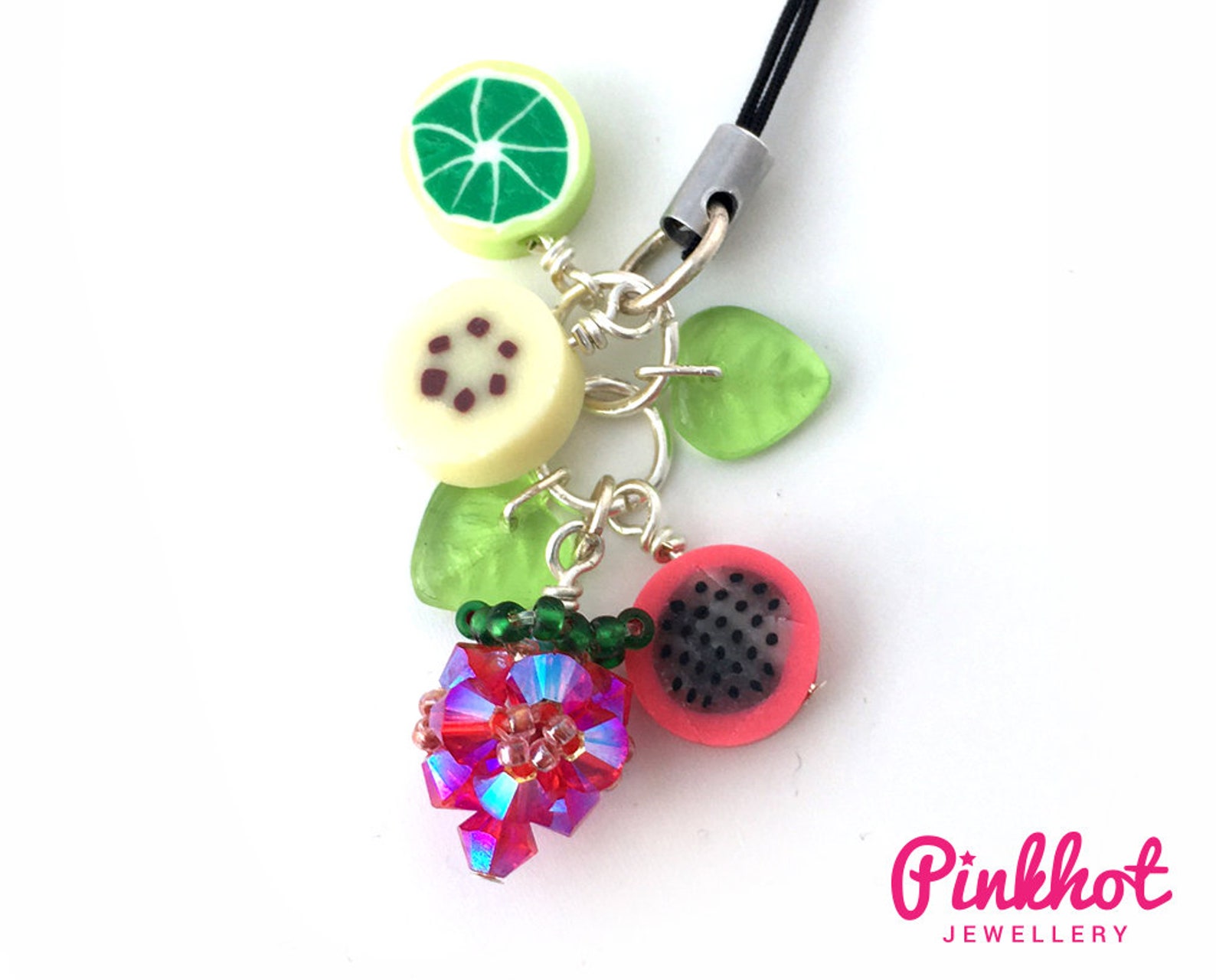 Fruit Punch PDF Pattern Beaded Pineapple Lemon Strawberry | Etsy