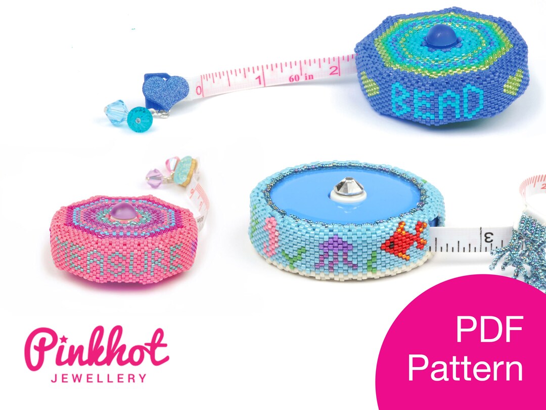 Design Your Own Beaded Tape Measure Pattern PDF Peyote - Etsy