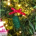 Beaded Christmas Pickle Ornament and Earrings Pattern (PDF) | Peyote ...