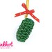 Beaded Christmas Pickle Ornament and Earrings Pattern (PDF) | Peyote ...