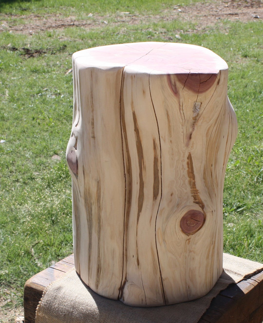 Tree Stump Side Table Timber End Table Tree Log Table Base - Etsy