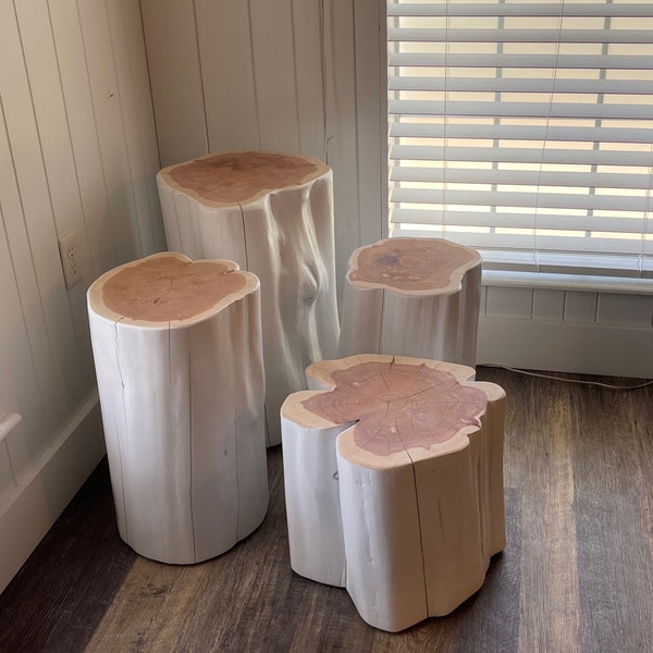 Stump Side Table - Etsy